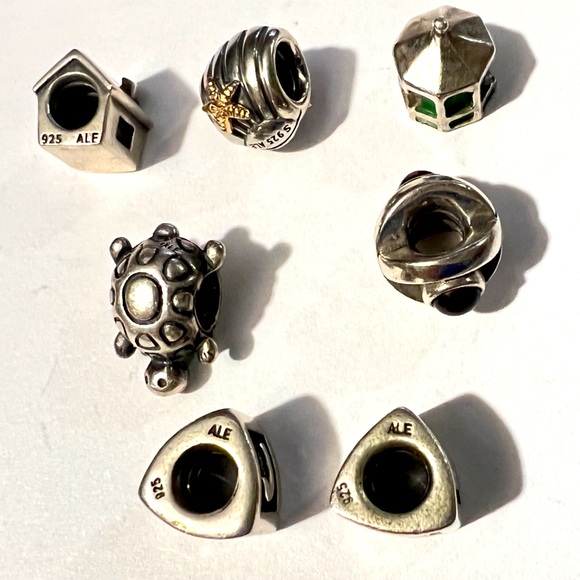 Pandora | Jewelry | Pandora Lot Of 7 J R New Home Turtle Shell Ruby ...
